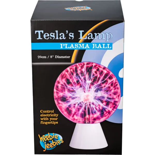 HEEBIE JEEBIES Tesla's Lamp Plasma Ball - 8"